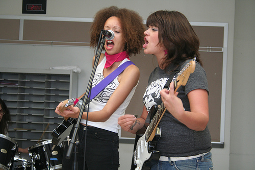 Ladies, sing out with a rock camp scholarship