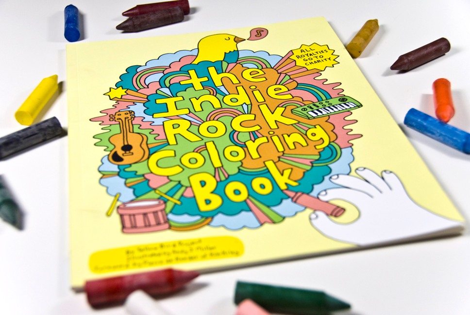 Brokelyn 25-under-$25: Indie Rock Coloring book