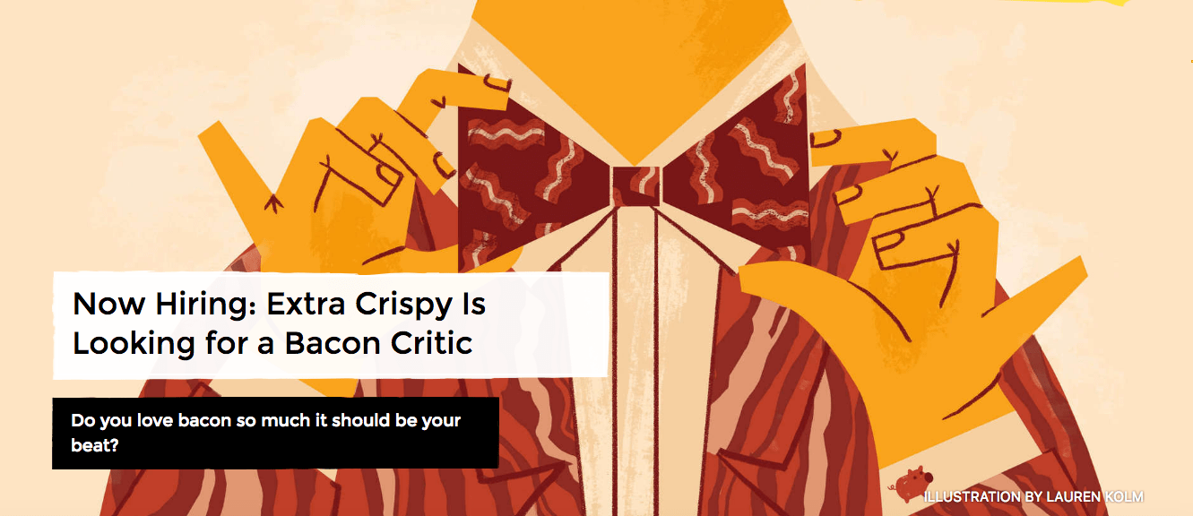 Bacon critic is now a real job, and you can apply for it