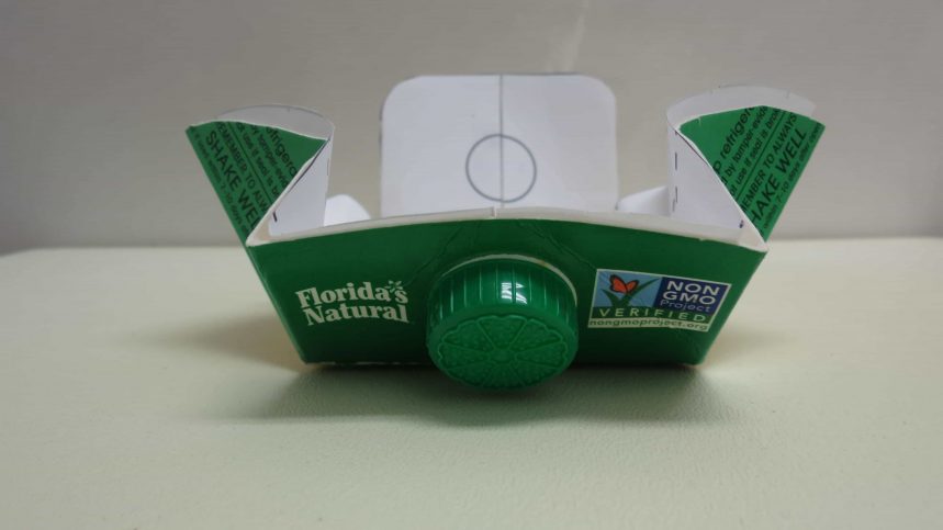 How to make a wallet out of a juice carton