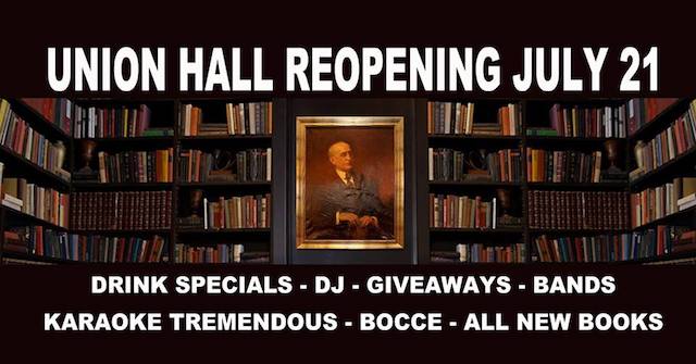Park Slope's Union Hall fully reopening July 21, celebrating with $3 ...
